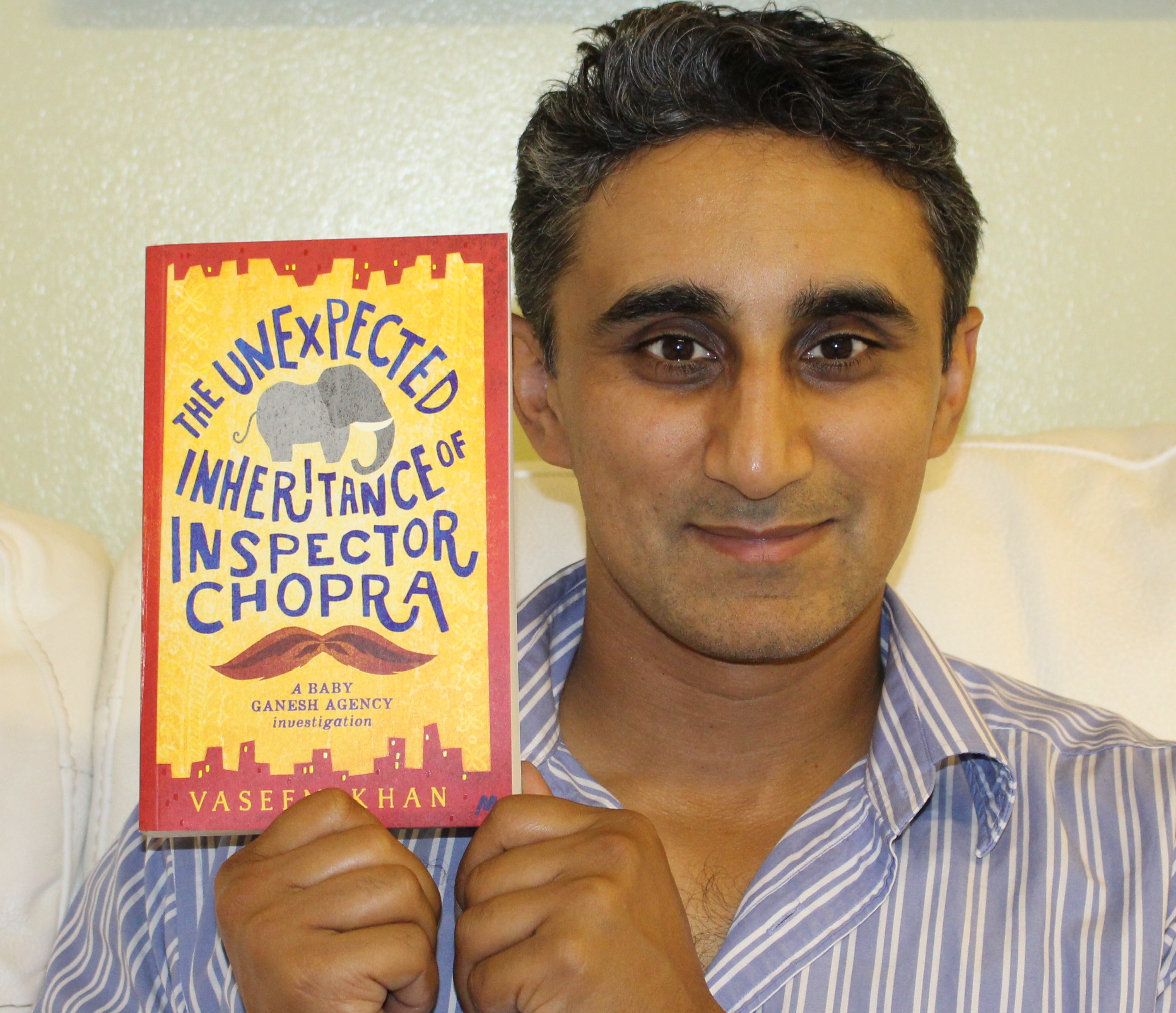 vaseem with book | Vaseem Khan